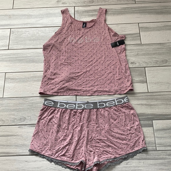 bebe | Intimates & Sleepwear | Nwt Bebe Plus Size Pijama Set | Poshmark
